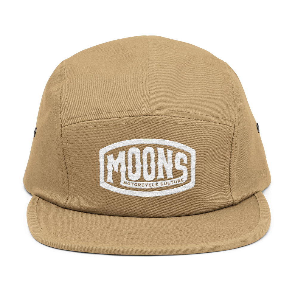 MOONSMC® Vintage Badge Embroidered Logo 5 Panel Hat – MOONSMC® // Moons ...