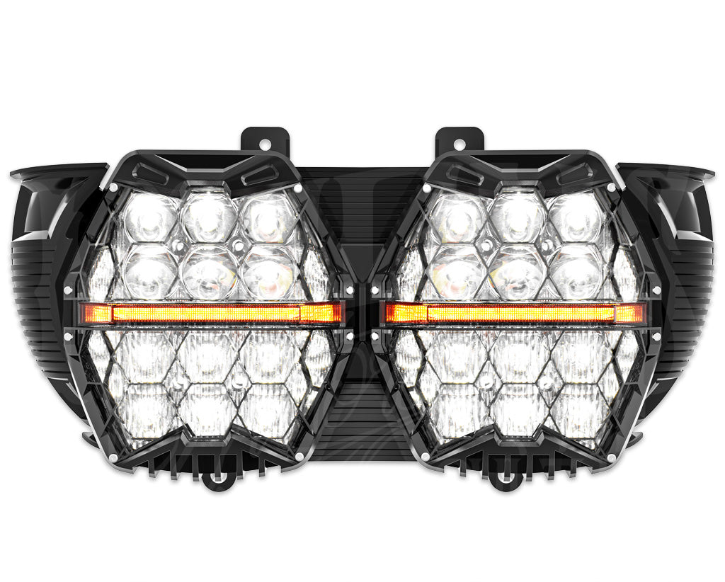 MOONSMC® HexBeam Pro Series Road Glide LED Headlight – MOONSMC ...